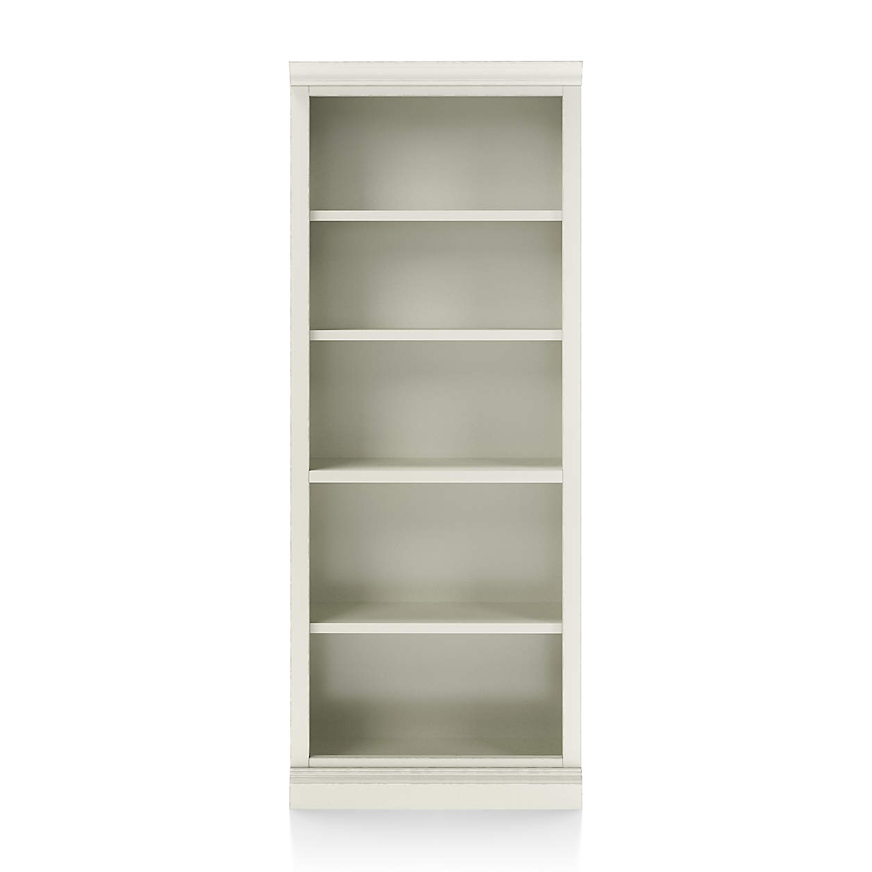 Cameo Vamelie Open Bookcase with Middle Crown | Crate & Barrel