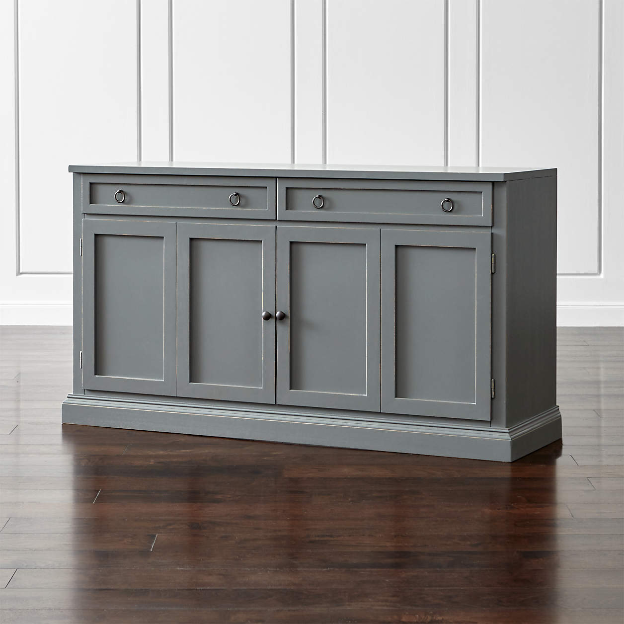 Cameo 62" Grey Modular Media Console/TV Stand with Storage + Reviews ...