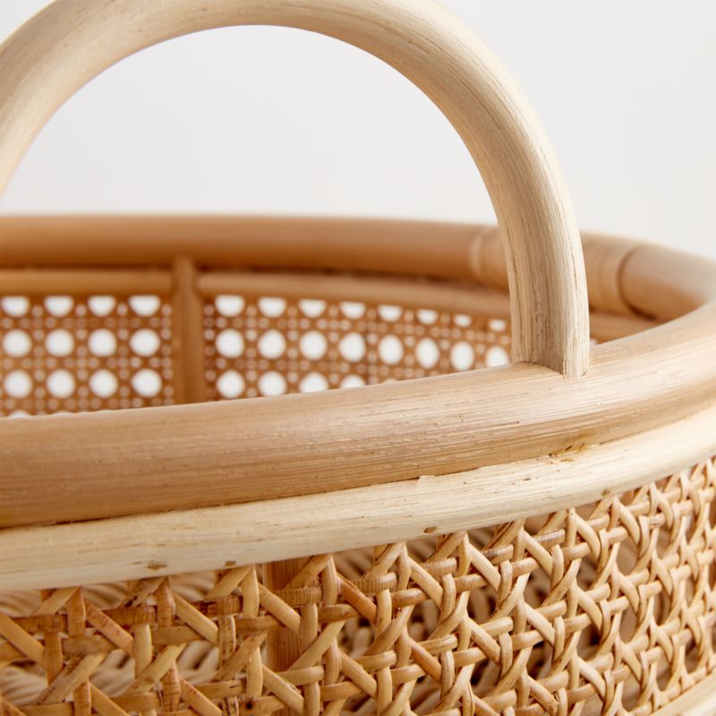Cane Fiber Tray + Reviews | Crate & Barrel
