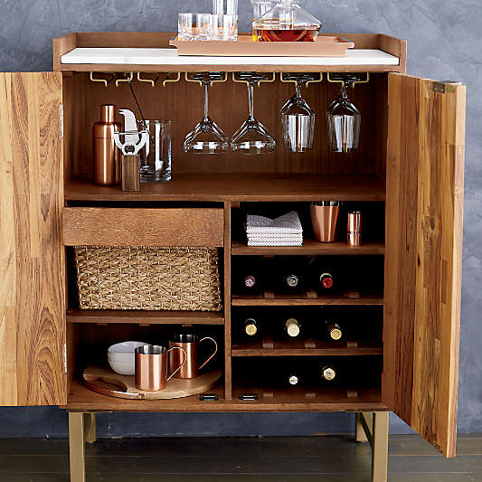 Bar Cabinets and Carts: Best Home Bar Storage | Crate & Barrel