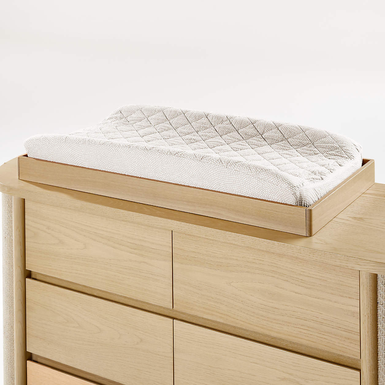 Canyon Natural Wood Baby Changing Table Topper for Dresser by Leanne ...