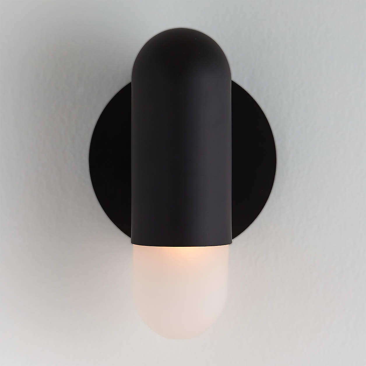 Caplet Outdoor Sconce Light + Reviews | Crate & Barrel