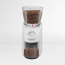 Capresso Infinity Plus White Conical Burr Grinder + Reviews | Crate ...
