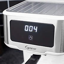Capresso Cafe TS Touchscreen White Espresso Machine | Crate & Barrel
