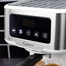 Capresso Cafe TS Touchscreen White Espresso Machine | Crate & Barrel