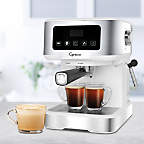 Capresso Cafe TS Touchscreen White Espresso Machine | Crate & Barrel