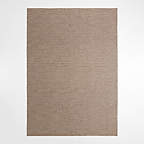 Capri Pet-Friendly Performance Indoor/Outdoor Dark Caramel Brown Area ...