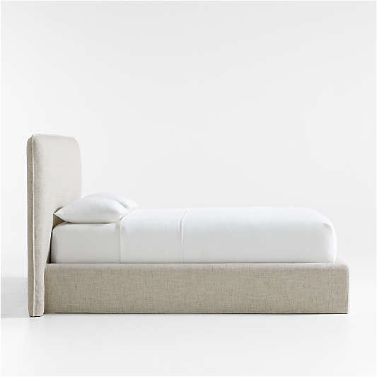 Grey Bed Frames & Dark Grey Bed Frames with Headboards | Crate & Barrel