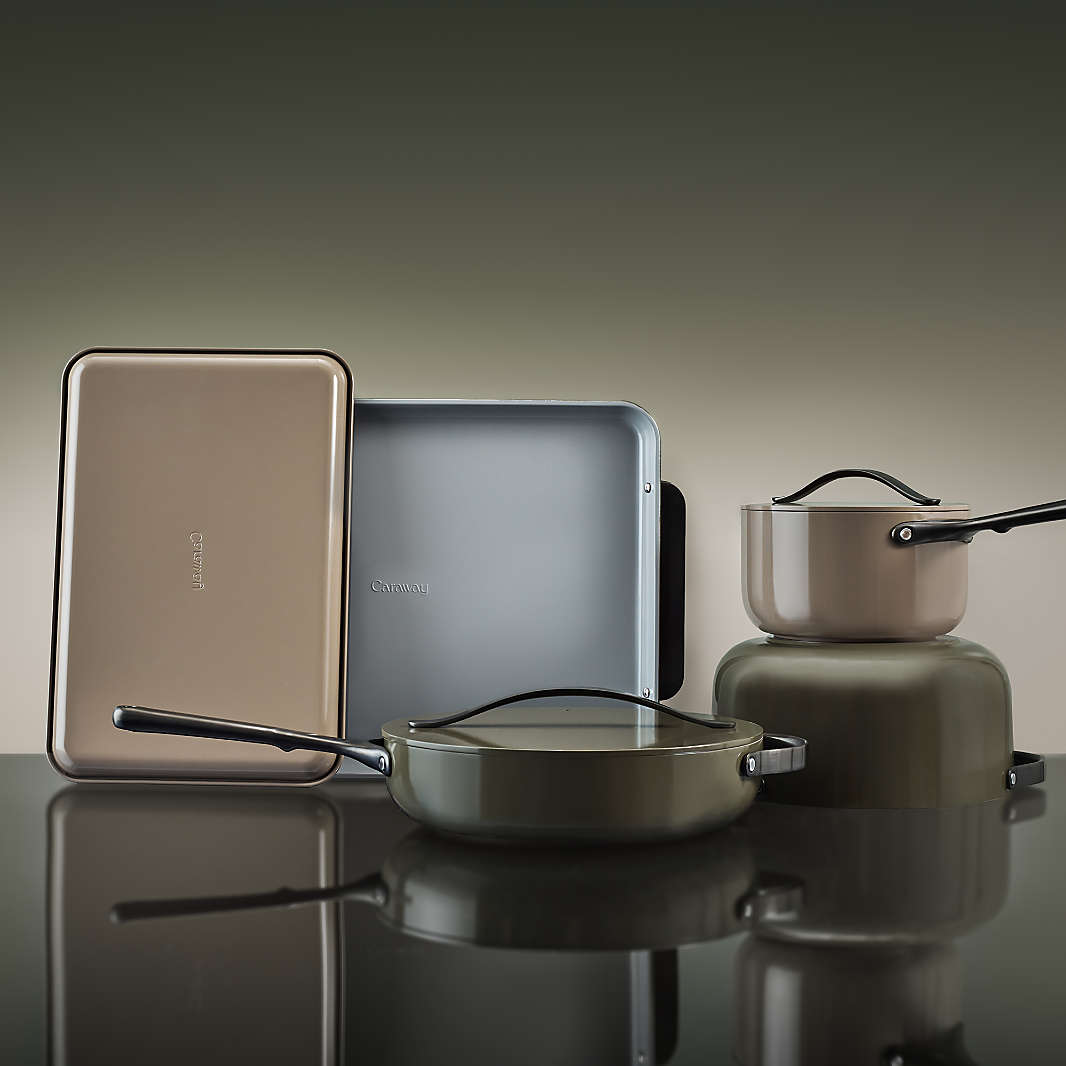 Caraway Pots & Pans: Ceramic Cookware & Bakeware | Crate & Barrel