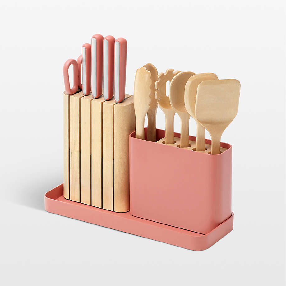 Caraway 14-Piece Perracotta Knife and Utensil Prep Set + Reviews ...