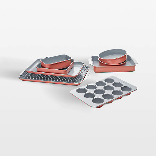 Caraway Perracotta Non-Toxic Ceramic Non-Stick Mini Bakeware Set ...