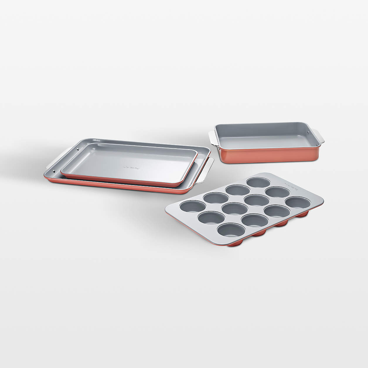Caraway Perracotta Non-Toxic Ceramic Non-Stick Mini Bakeware Set ...