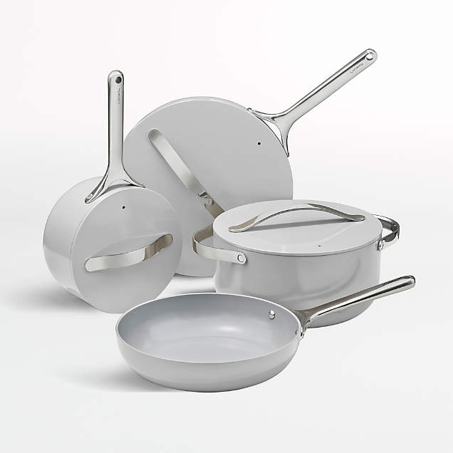 Caraway Grey Ceramic Non-Stick Roasting Pan with Rack + Reviews | Crate ...
