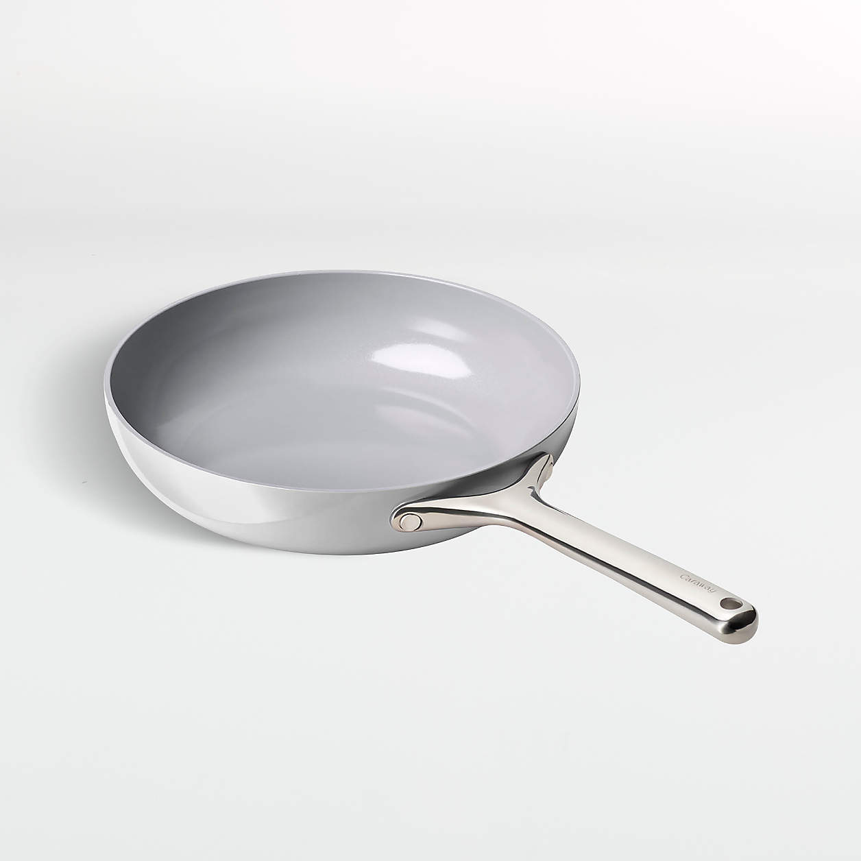 Caraway Home Grey Non-Stick Ceramic Frying Pan + Reviews | Crate & Barrel