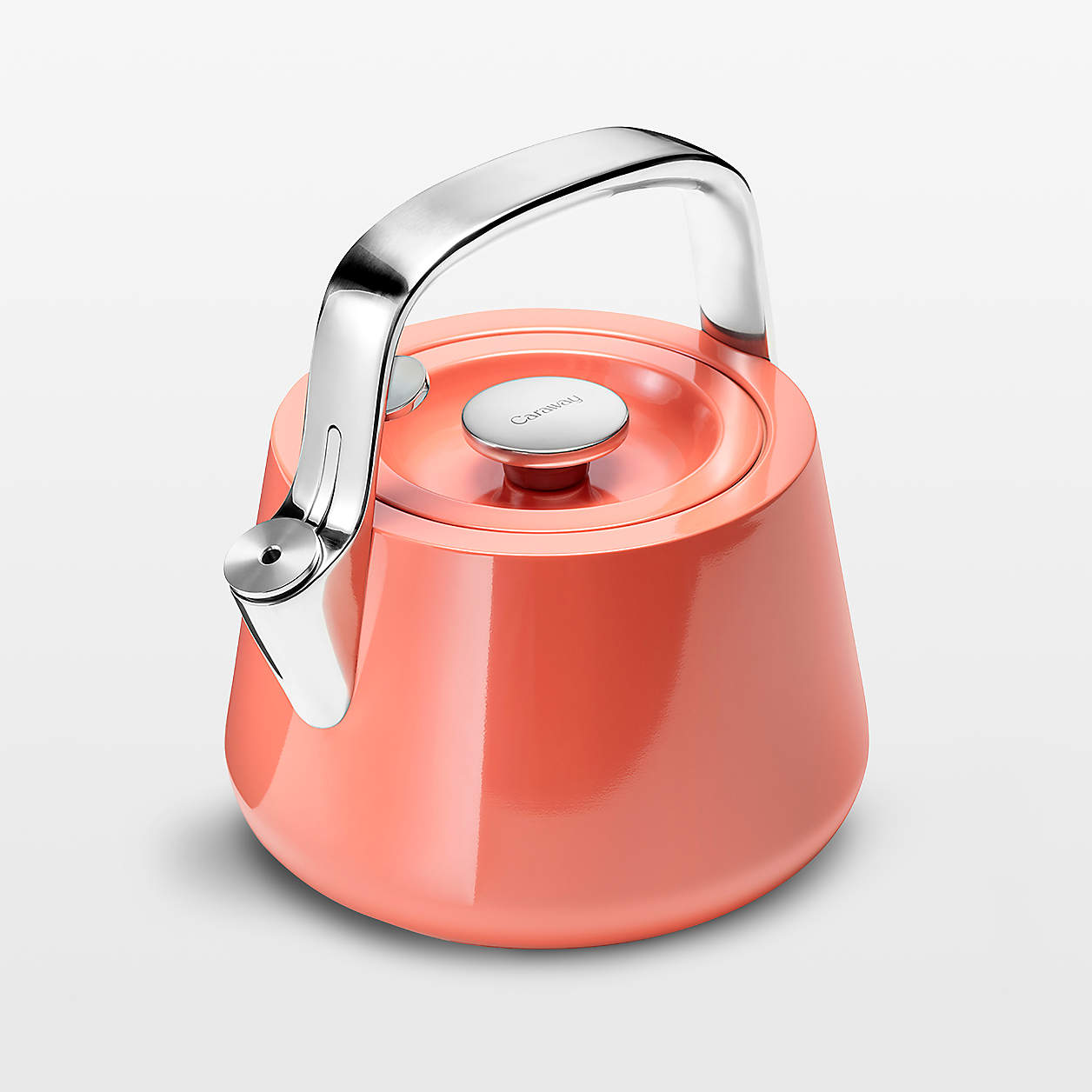 Caraway Perracotta Stovetop Whistling Tea Kettle + Reviews | Crate & Barrel