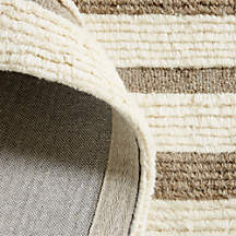 Cardrona Wool Beige Area Rug 8'x10' | Crate & Barrel