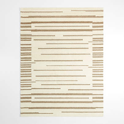 Cardrona Wool Silver Grey Area Rug 6'x9' | Crate & Barrel