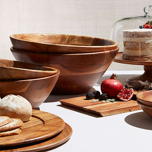 Wood Dinnerware | Crate & Barrel