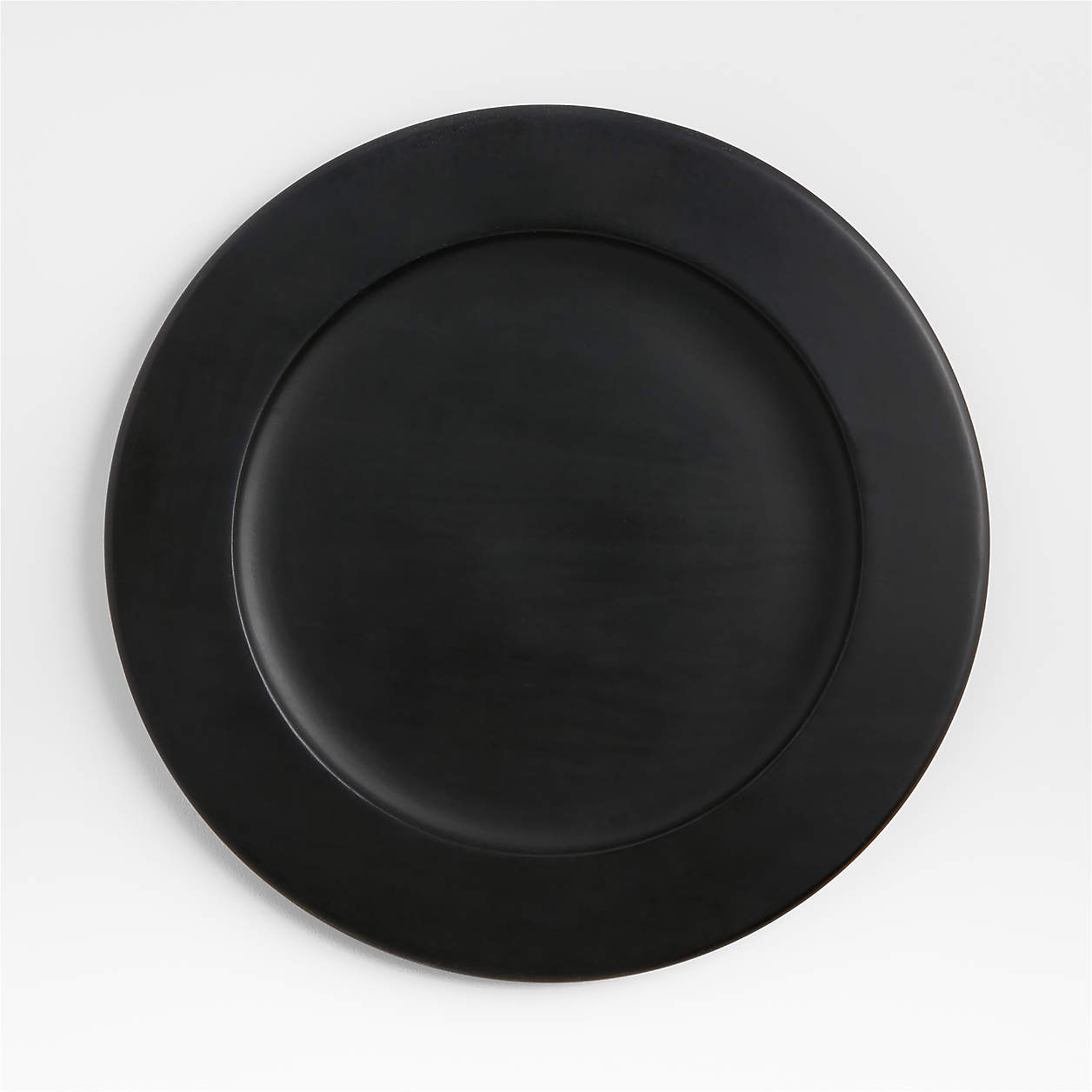 Carson Ebonized Wood Charger | Crate & Barrel Canada