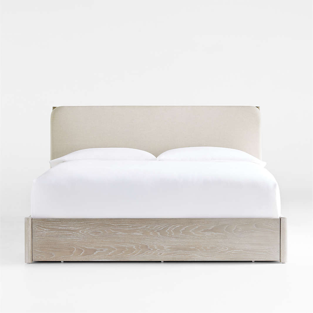 Upholstered Beds & Fabric Bed Frames | Crate & Barrel