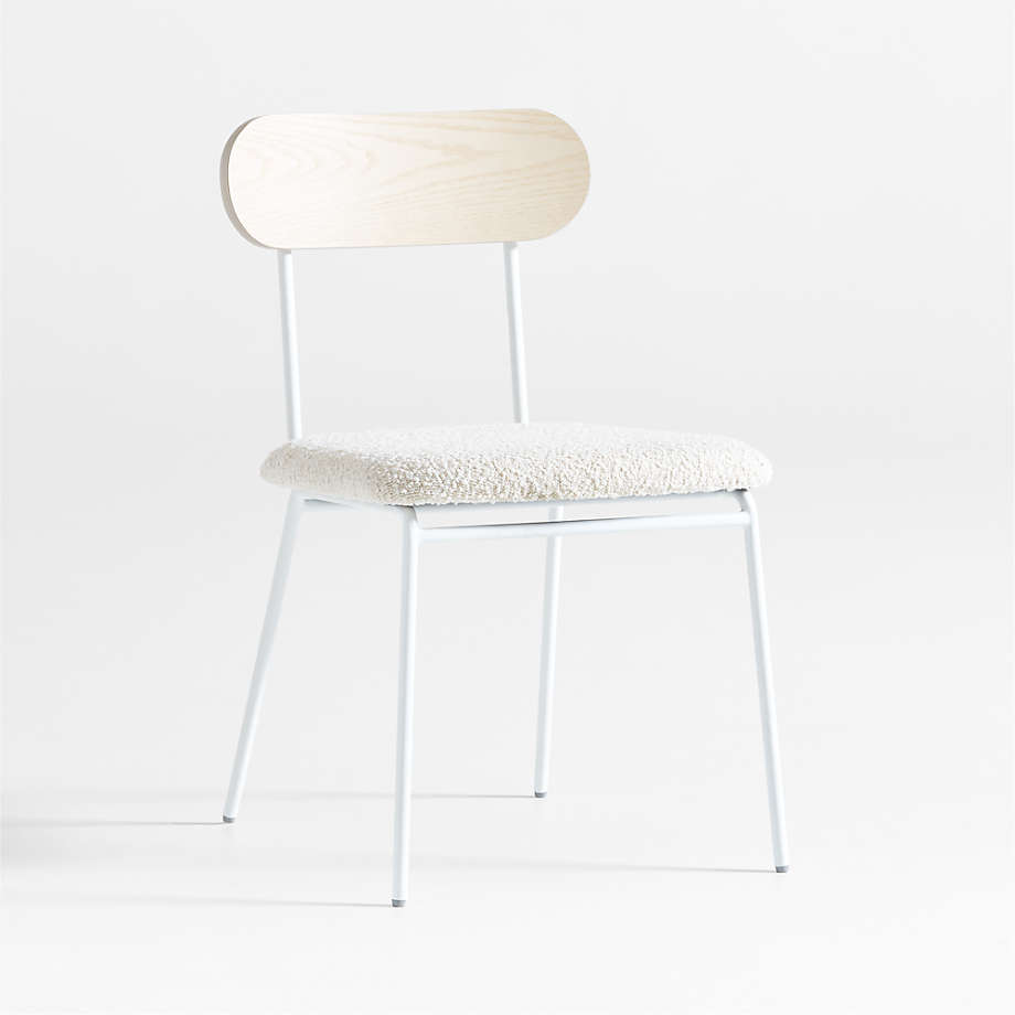 Casey Ash Wood and Boucle Kids Desk Chair | Crate & Kids