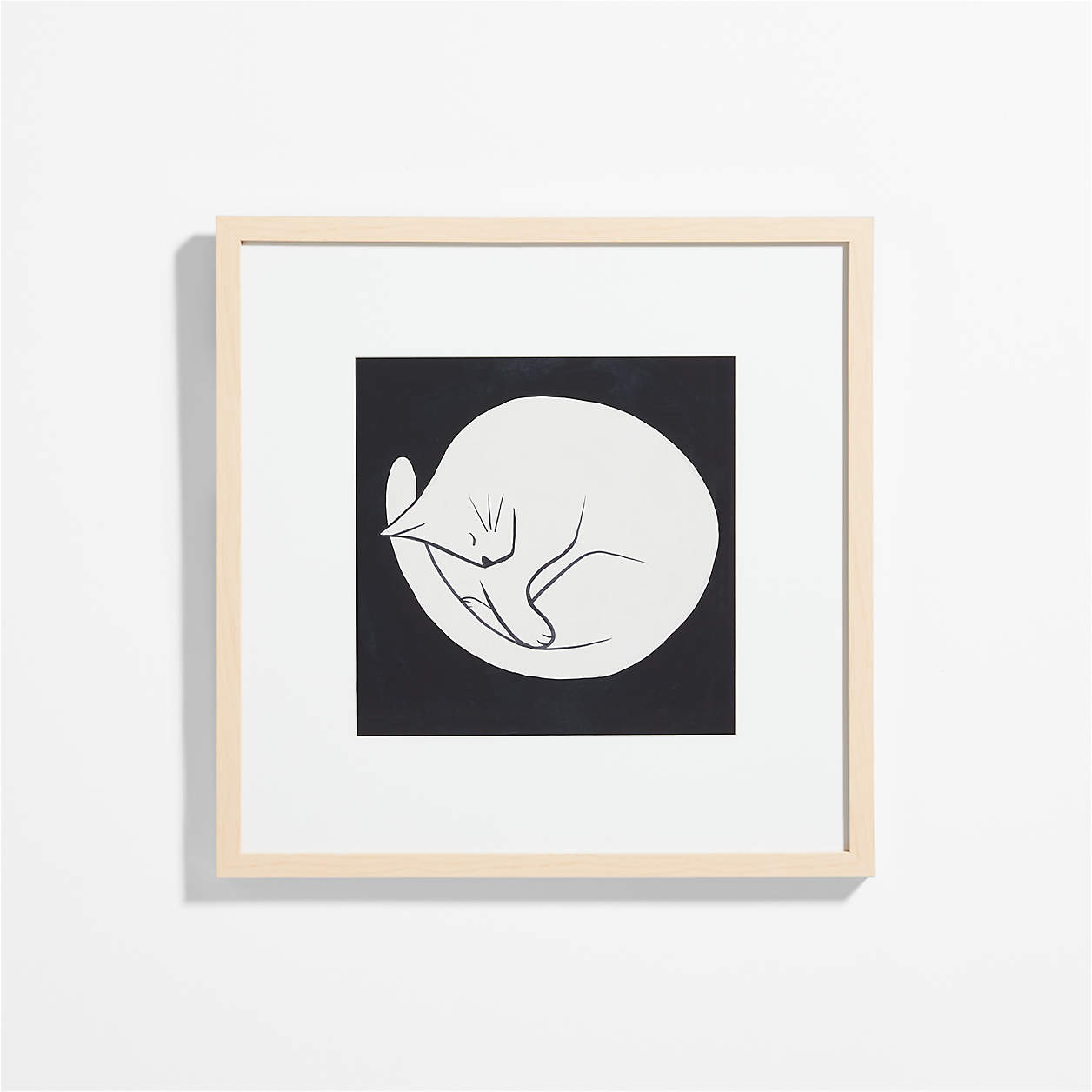 Cat Framed Wall Art Print | Crate & Kids