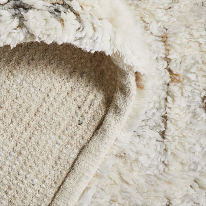 Cavazzi Neutral Distressed Area Rug 8'x10' + Reviews | Crate & Barrel