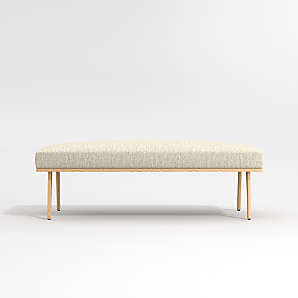 Bedroom Benches 40 to 50 Inches Wide Crate Barrel