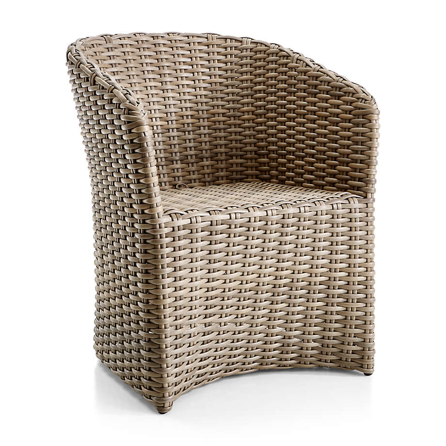 Abaco Weather-Resistant Wicker Outdoor Patio Dining Chair + Reviews ...