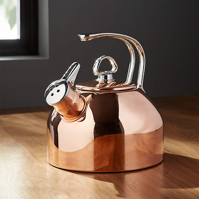 Chantal Vintage Red Tea Kettle + Reviews | Crate & Barrel Chantal Vintage Red Tea Kettle + Reviews | Crate & Barrel