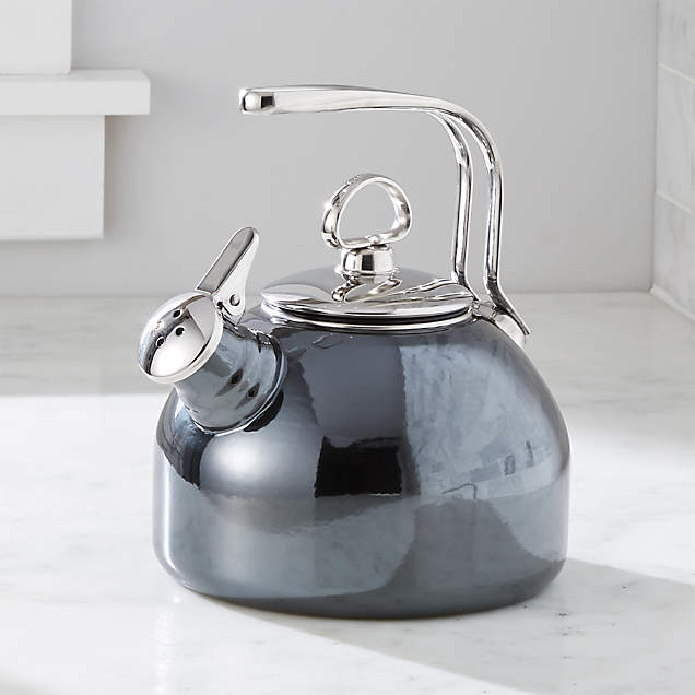 Chantal Vintage Red Tea Kettle + Reviews | Crate & Barrel Chantal Vintage Red Tea Kettle + Reviews | Crate & Barrel