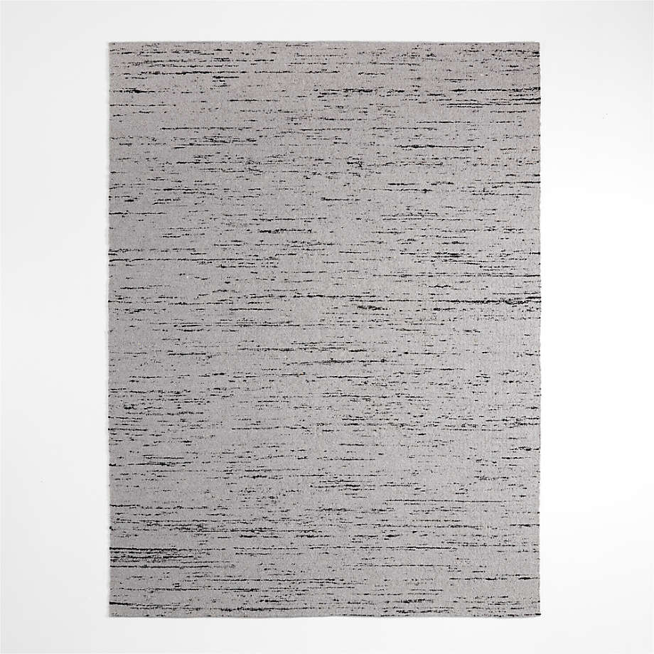 Chicago Performance Flatweave Handwoven Carbon Grey Area Rug 10'x14 ...