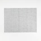 Chilewich Rectangular Crepe Silver Easy-Clean Vinyl Placemat + Reviews ...