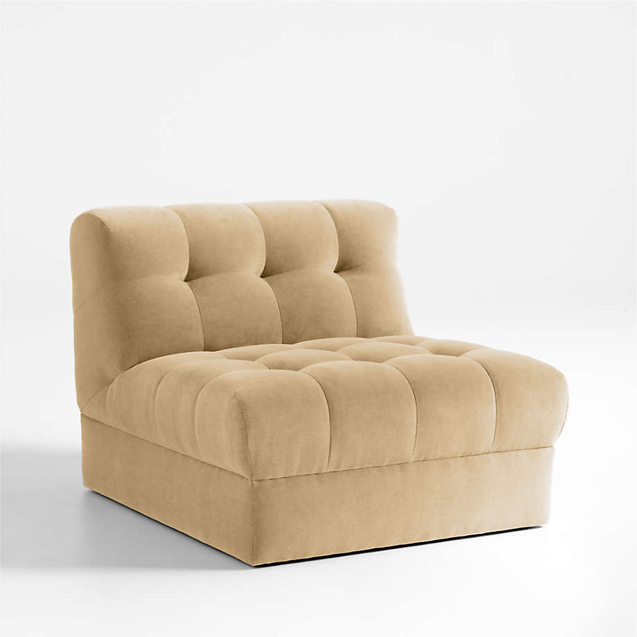 Chiltern Velvet Slipper Chair | Crate & Barrel Canada