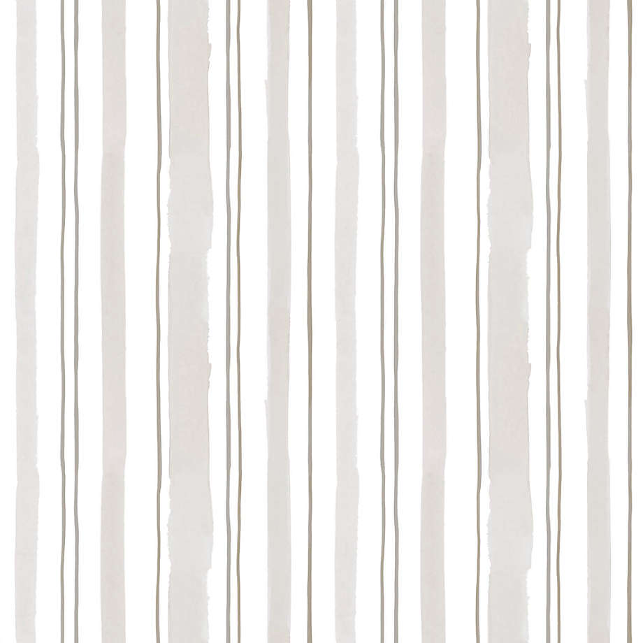 Chasing Paper Neutral Stripes Peel and Stick Wallpaper 2'x12' | Crate ...