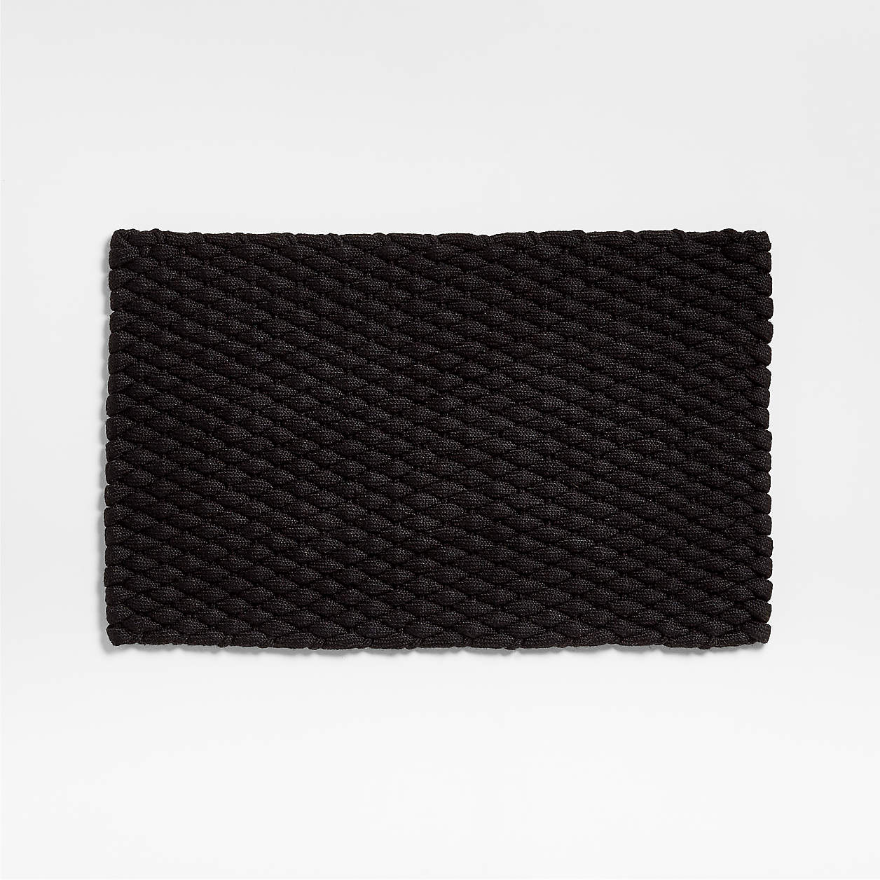 Chunky Weave Performance Black Indoor/Outdoor Doormat 18"x30" + Reviews ...