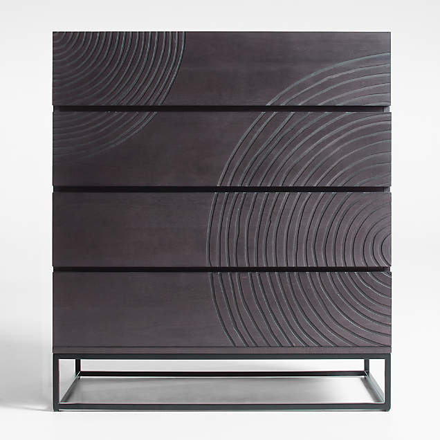 Cas 5-Drawer Modern Rustic Chest + Reviews | Crate & Barrel