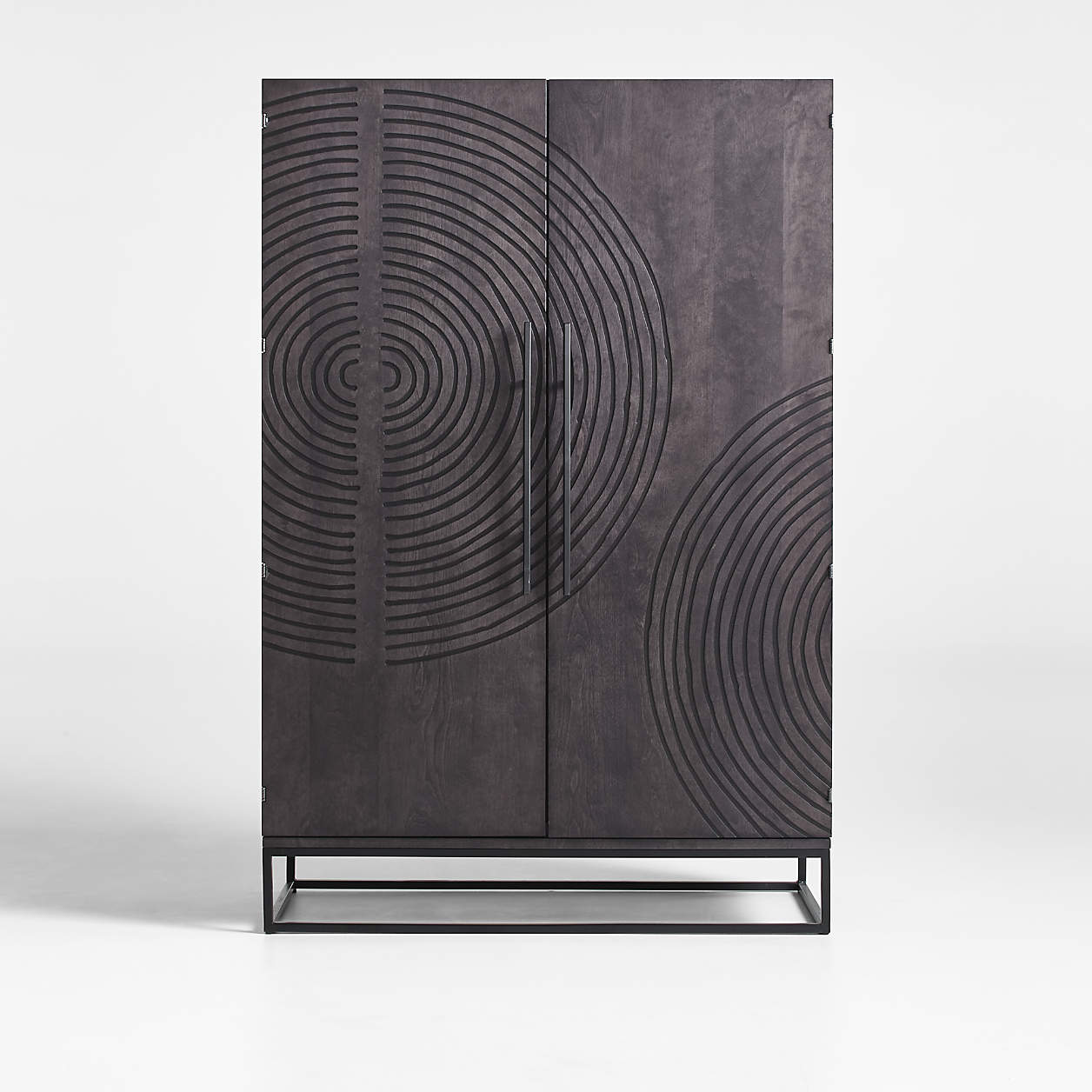 Circulus Black Storage Cabinet | Crate & Barrel