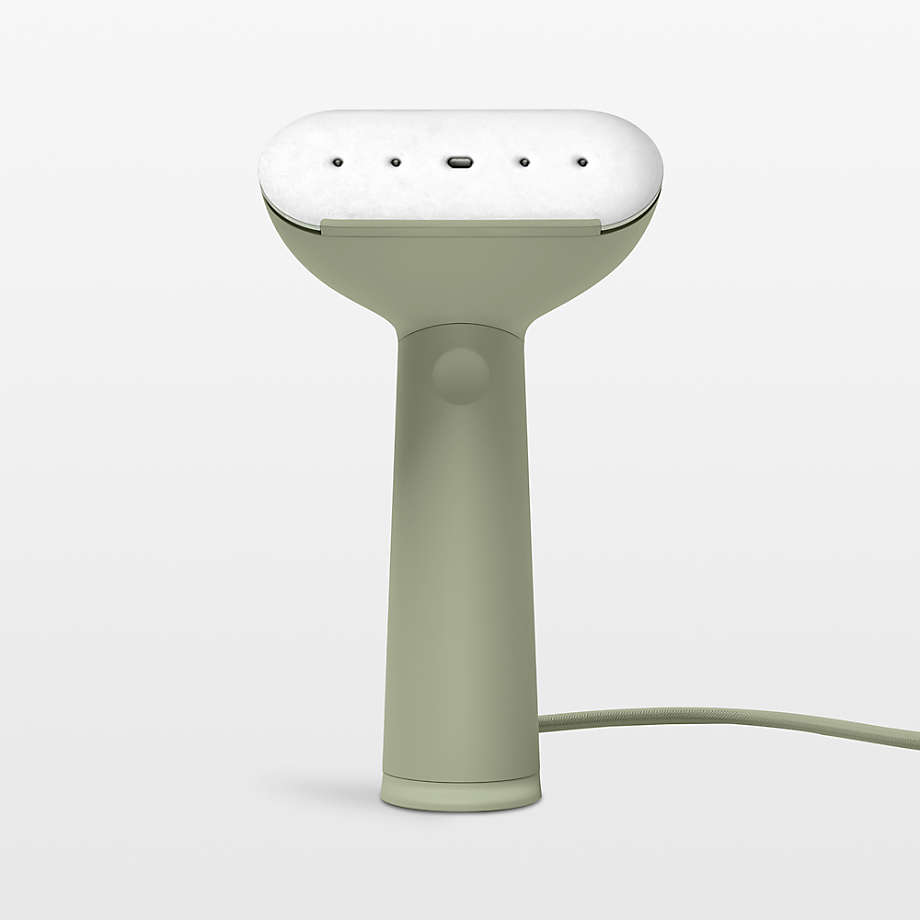 Steamery Cirrus No.3 Sage Handheld Clothes Steamer | Crate & Barrel