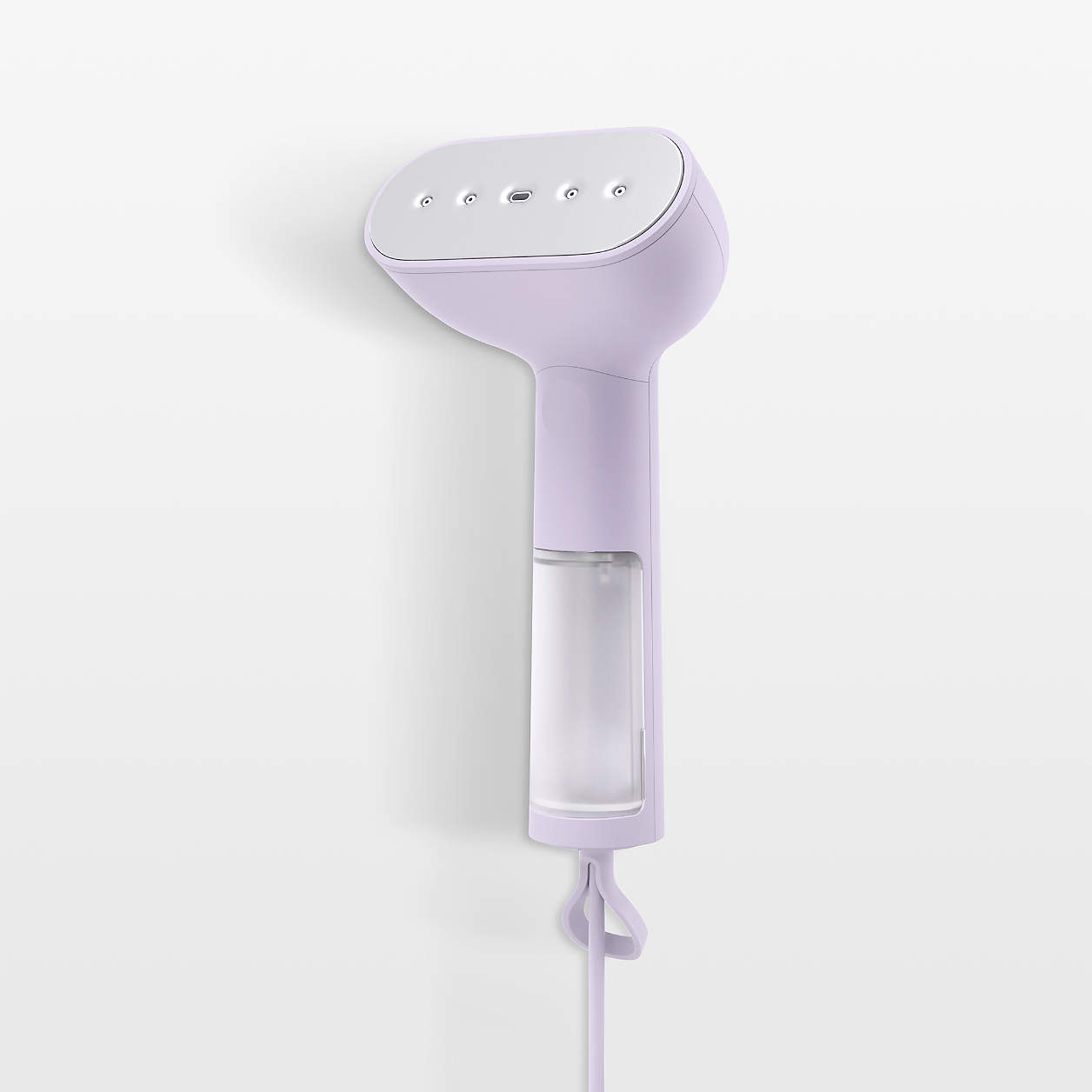 Steamery Cirrus X Lilac Handheld Clothes Steamer | Crate & Barrel