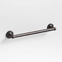 Classic 6" Round Brushed Bronze Cabinet Drawer Bar Pull + Reviews ...