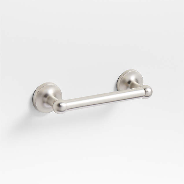 Rune Round Brushed Nickel Knob + Reviews | Crate & Barrel