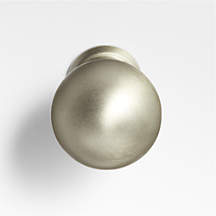 Classic Sphere Brushed Nickel Cabinet Knob + Reviews | Crate & Barrel