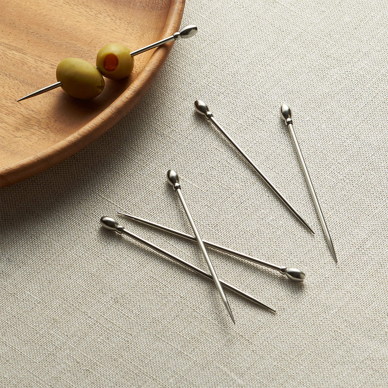 Set of 6 Cocktail Picks + Reviews | Crate & Barrel
