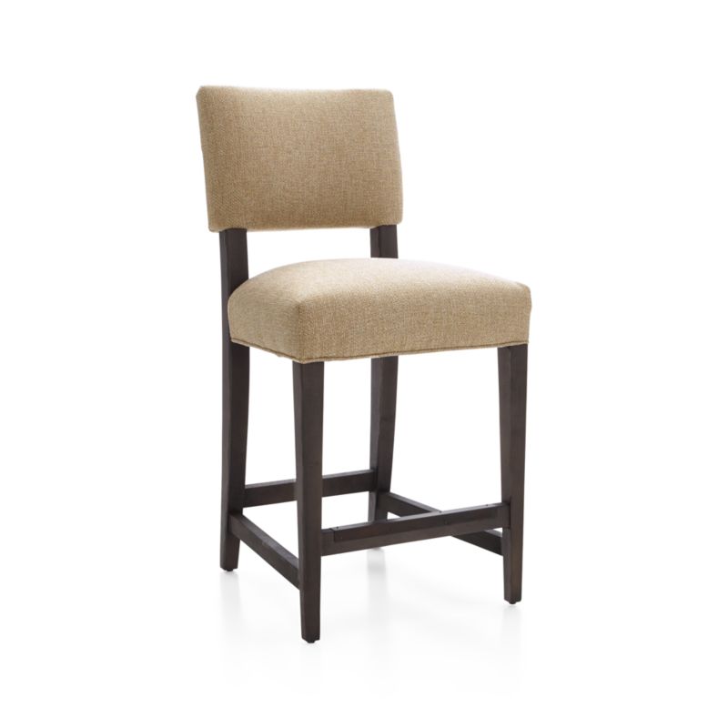 Cody Upholstered Counter Stool + Reviews | Crate & Barrel
