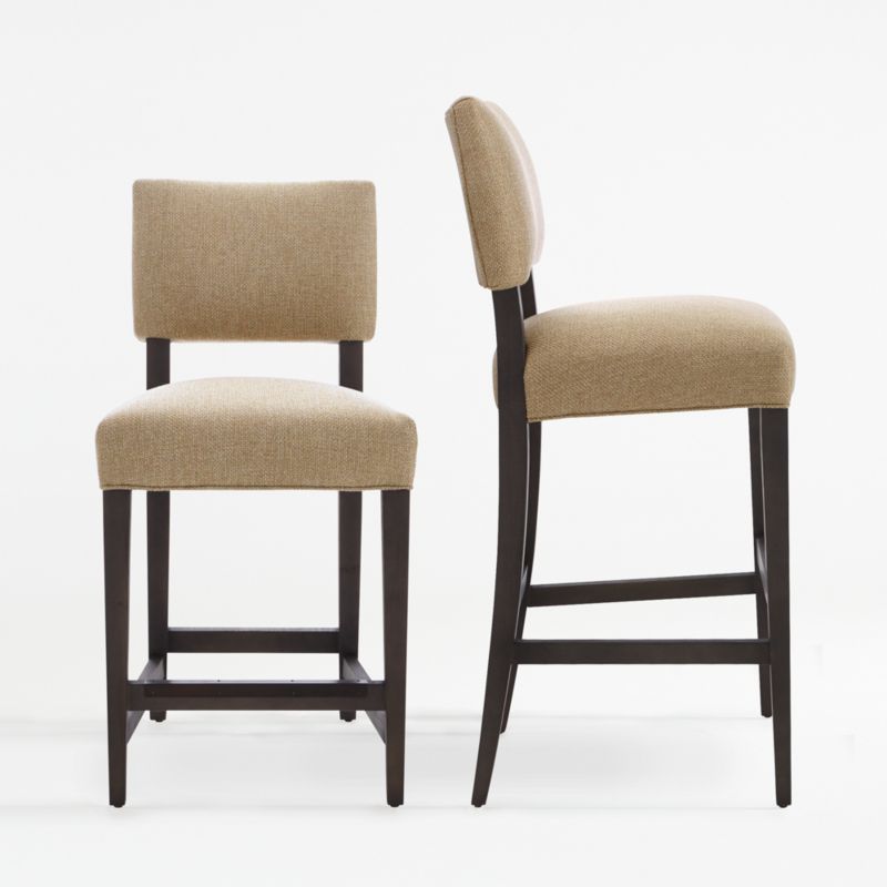 Cody Upholstered Counter Stool + Reviews | Crate & Barrel