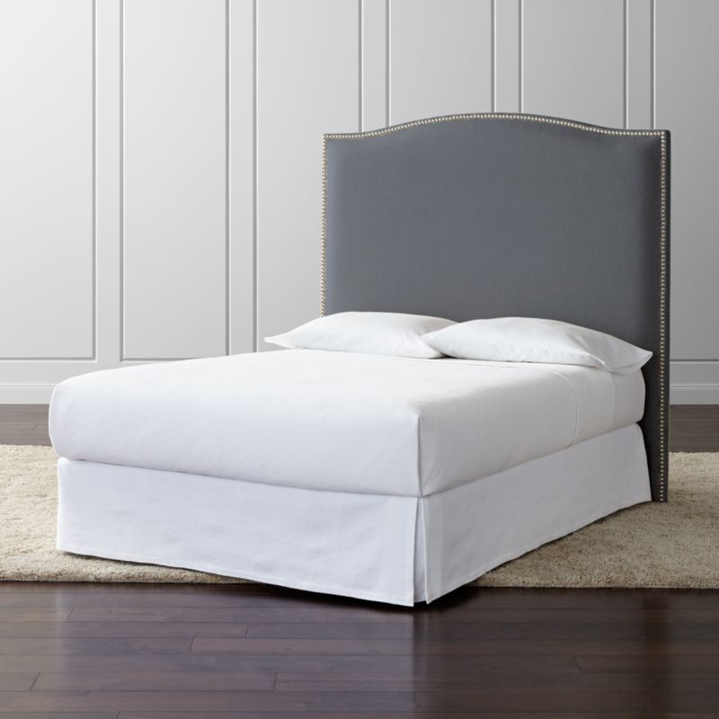 Colette Full Upholstered Headboard 60" + Reviews | Crate & Barrel