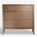 Colette Driftwood 3-Drawer Chest | Crate & Barrel