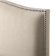 Colette California King Upholstered Bed 52.5" | Crate & Barrel