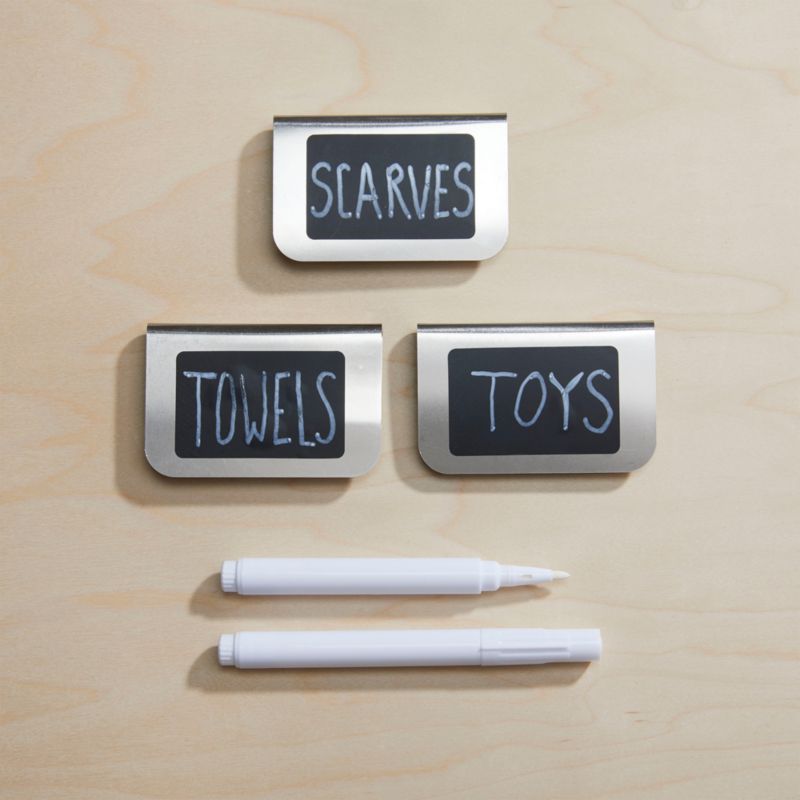 Folden Lane Label Stickers and Markers Kit | Crate & Barrel